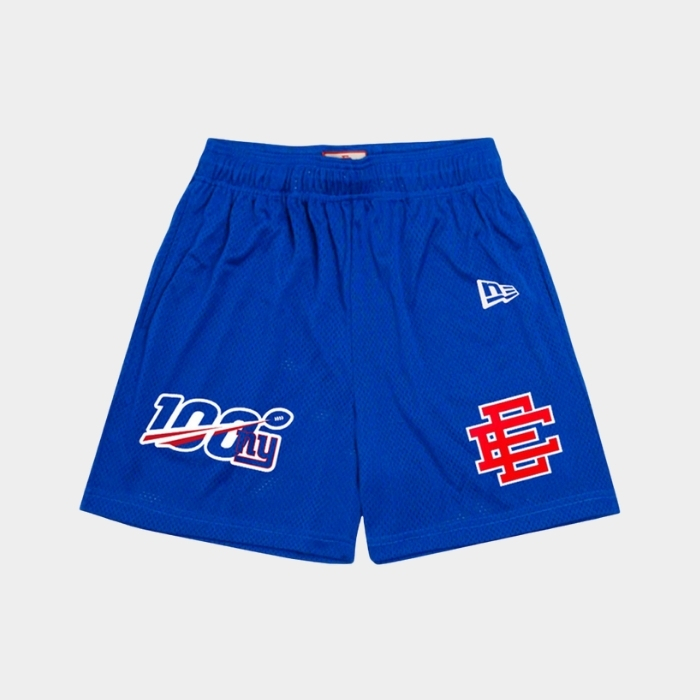 EE 100th Anniversary NY Giants Blue Shorts - Eric Emanuel